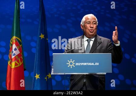 European Union Council President Antonio Costa arrives for a meeting ...