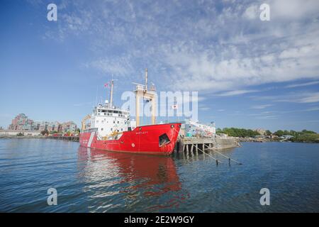 Coast Guard ship Bartlett at dock Seal Cove Coast Guard Base Prince ...