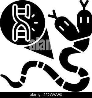 Gene Mutation icon vector, filled flat sign, solid pictogram isolated ...