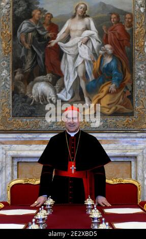 Vatican Secretary of State Tarcisio Bertone, right, and Italian ...