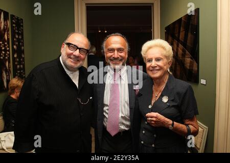 EXCLUSIVE: (L-R) Serge Moati, Olivier Dassault and Nicole Raffel ...