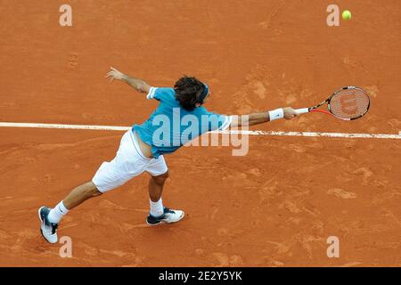 Switzerland's Roger Federer is defeated by Sweden's Robin Soderling, 3 ...
