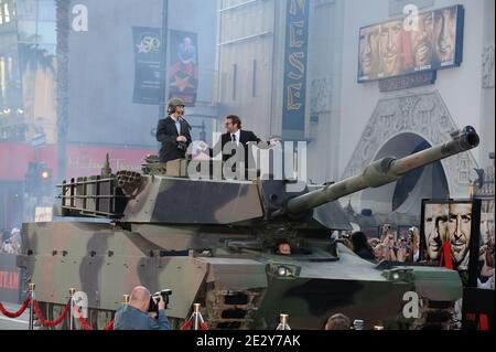 The A-Team tank at the L.A. premiere of 20th Century Fox's 'The A-Team ...