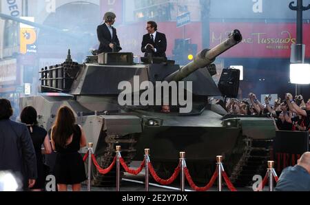 The A-Team tank at the L.A. premiere of 20th Century Fox's 'The A-Team ...