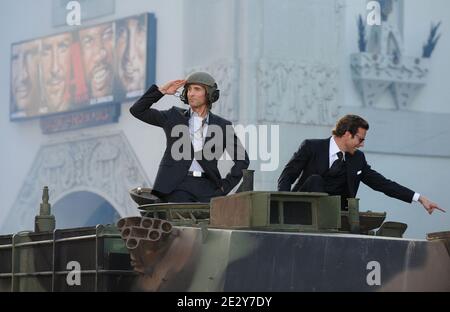 The A-Team tank at the L.A. premiere of 20th Century Fox's 'The A-Team ...
