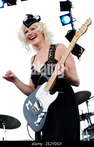 Australian pop singer Micky Green performs in concert during the Prix ...