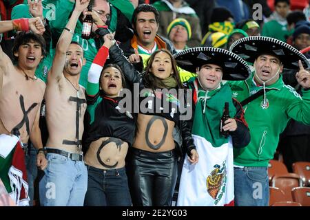 Mexico's Fans during the 2010 FIFA World Cup South Africa Soccer match ...
