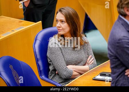 THE HAGUE, NETHERLANDS - JANUARY 12: Bente Becker of VVD seen during ...