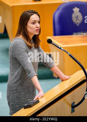 THE HAGUE, NETHERLANDS - JANUARY 12: Bente Becker of VVD seen during ...