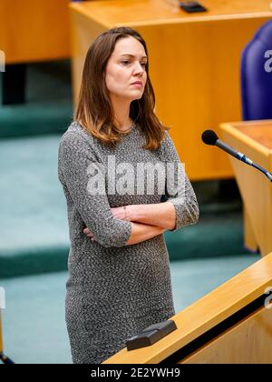 THE HAGUE - Bente Becker (VVD) during the swearing-in ceremony as a ...