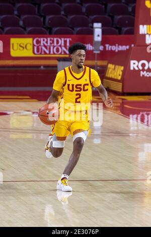 Southern California Trojans guard Tahj Eaddy (2) during an NCAA ...