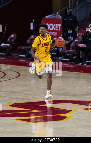 Southern California Trojans guard Tahj Eaddy (2) during an NCAA ...