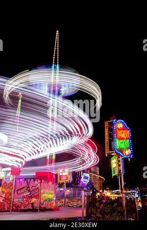Image from the annual Witney Feast funfair at Witney, Oxfordshire ...