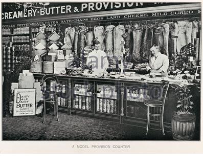 Grocer's Shop early 1900s Stock Photo - Alamy