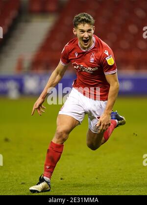 Nottingham Forest's Ryan Yates celebrates scoring the opening goal ...