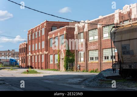 Industrial buildings in the Central Manufacturing District Stock Photo ...