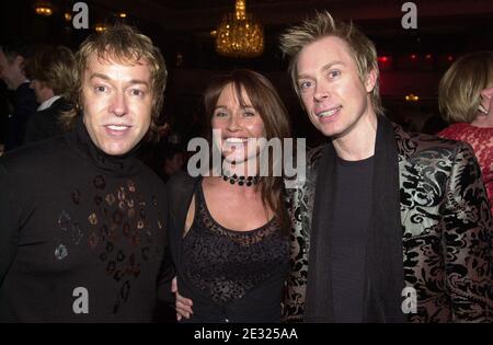 British Hairdresser of the Year Beverly Cobella with two of her models ...