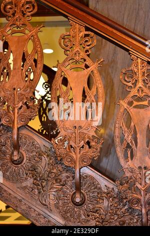 Interior of architect Louis Sullivan's Guaranty/Prudential building in ...