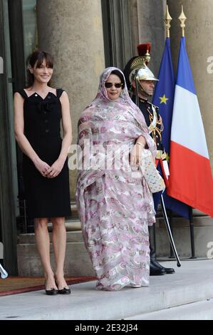 Mauritania's first lady Tekber Mint Melainine Ould Ahmed, Mali's first ...