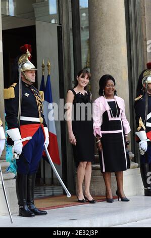 Congolese first lady Antoinette Sassou-Nguesso, Cameroon's first lady ...