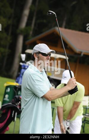 Laurent Blanc, new coach of the French national soccer team and Fabien ...