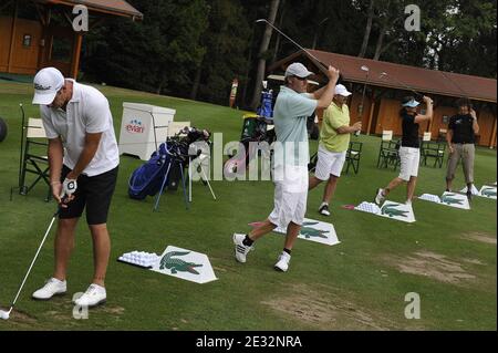 Laurent Blanc, new coach of the French national soccer team and Fabien ...