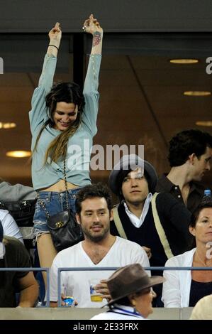 US singers Ashlee Simpson and singer Pete Wentz during day eight of the ...