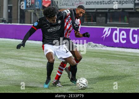 ROTTERDAM, NETHERLANDS - JANUARY 16: Pablo Rosario of PSV, Lennart Thy ...