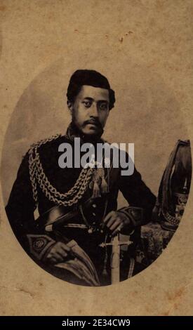 Lunalilo, photograph by H. L. Chase Stock Photo - Alamy