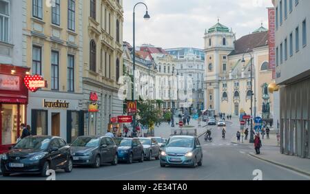 Urban street scene, Vienna, Austria Stock Photo - Alamy