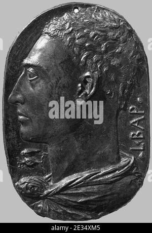This self-portrait by Leon Battista Alberti, an influential figure of ...