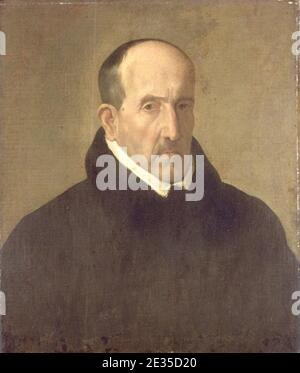 Luis de Gongora (Luis de Góngora y Argote) (1561-1627). Spanish Baroque poet. Portrait. Drawing ...