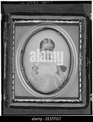 A half-length portrait of Mabel Hubbard Bell, seated and facing the ...