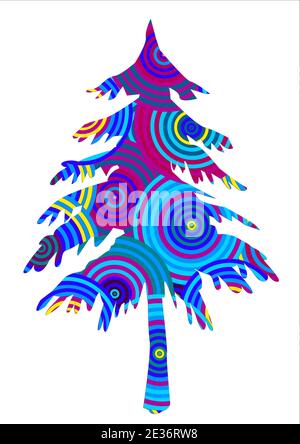 Tree and circle Stock Photo - Alamy