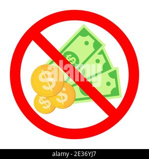 Prohibition sign with gradient. Stop sign. Prohibited passage. Editable ...