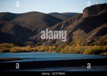 Bavispe river in Bacerac, Sonora, Mexico. (Photo By NortePhoto.com) rio ...