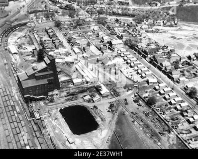 A View of the Huber Coal Breaker, Colliery in Ashley, Pennsylvania. USA ...