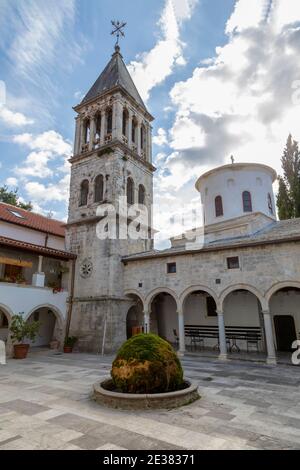 Krka Serbian medieval orthodox monastery. Krka national park, Dalmatia ...