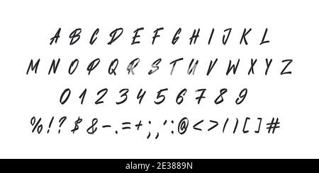 Vector Alphabet. Exclusive Custom Letters. Lettering and Custom ...