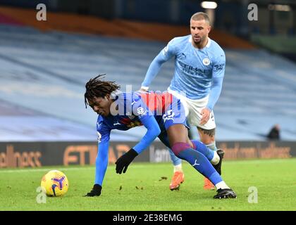 Crystal Palace's Eberechi Eze (left) and Bournemouth's Ryan Christie ...