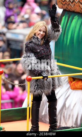 Australian singer Kylie Minogue attends the Brit Awards at O2 Arena in ...