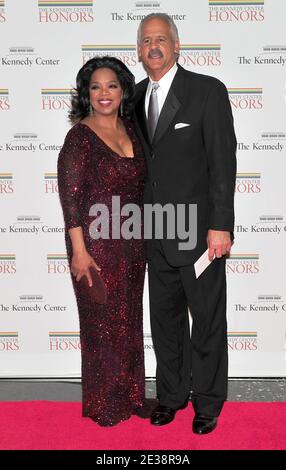 Oprah Winfrey and Stedman Graham arrive at the United States Department ...
