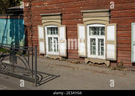 Russia, Siberia, Irkutsk, wooden architecture Stock Photo - Alamy