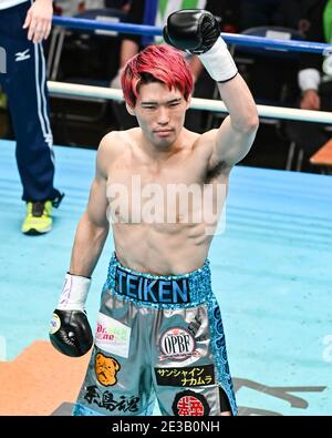 Tokyo, Japan. 16th Jan, 2021. Ryota Toyoshima Boxing : OPBF Welter ...