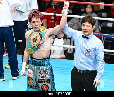 Tokyo, Japan. 16th Jan, 2021. Ryota Toyoshima Boxing : OPBF Welter ...
