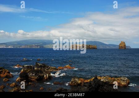 Portugal: Azores: Pico; View to Faial Stock Photo - Alamy
