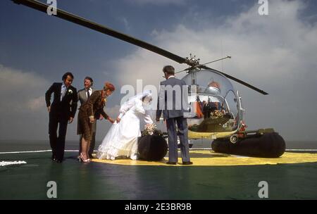 Sealand. Wedding of Prince Michael Bates May 1979 Stock Photo - Alamy
