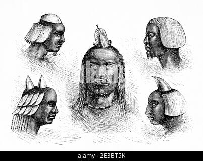 Bantu men hairstyles, Manyema. Kigoma region of Western Tanzania ...