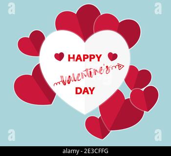 Valentine s Day. hearts love celebration Stock Vector Image & Art - Alamy