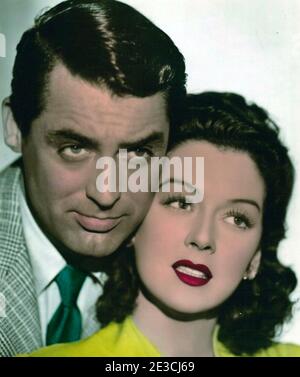 HIS GIRL FRIDAY, Rosalind Russell, Cary Grant, Billy Gilbert, Clarence ...